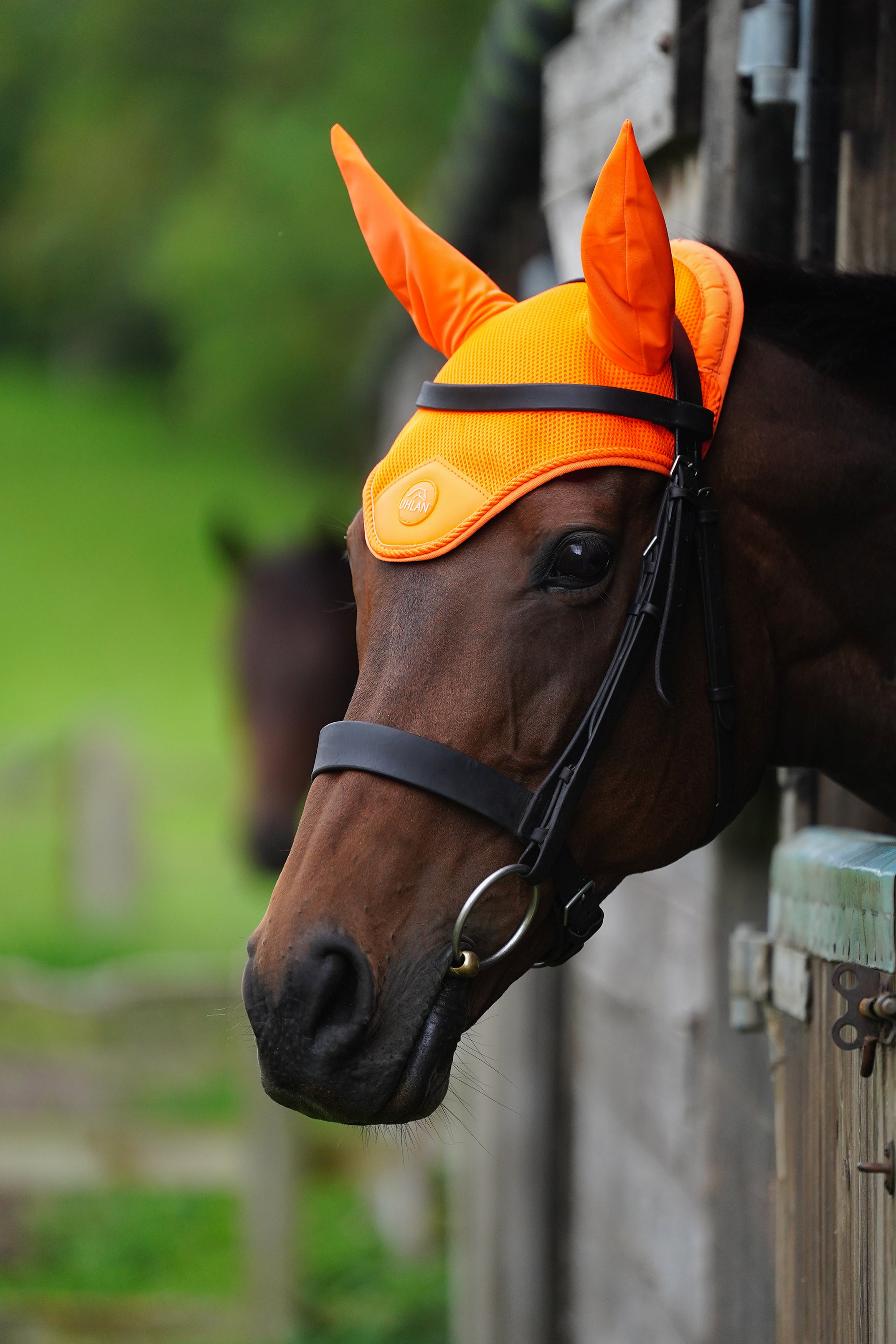 Orange Hi Viz Airflow Fly Veil/Ear Bonnet Reflective Ear Bonnet – Uhlan