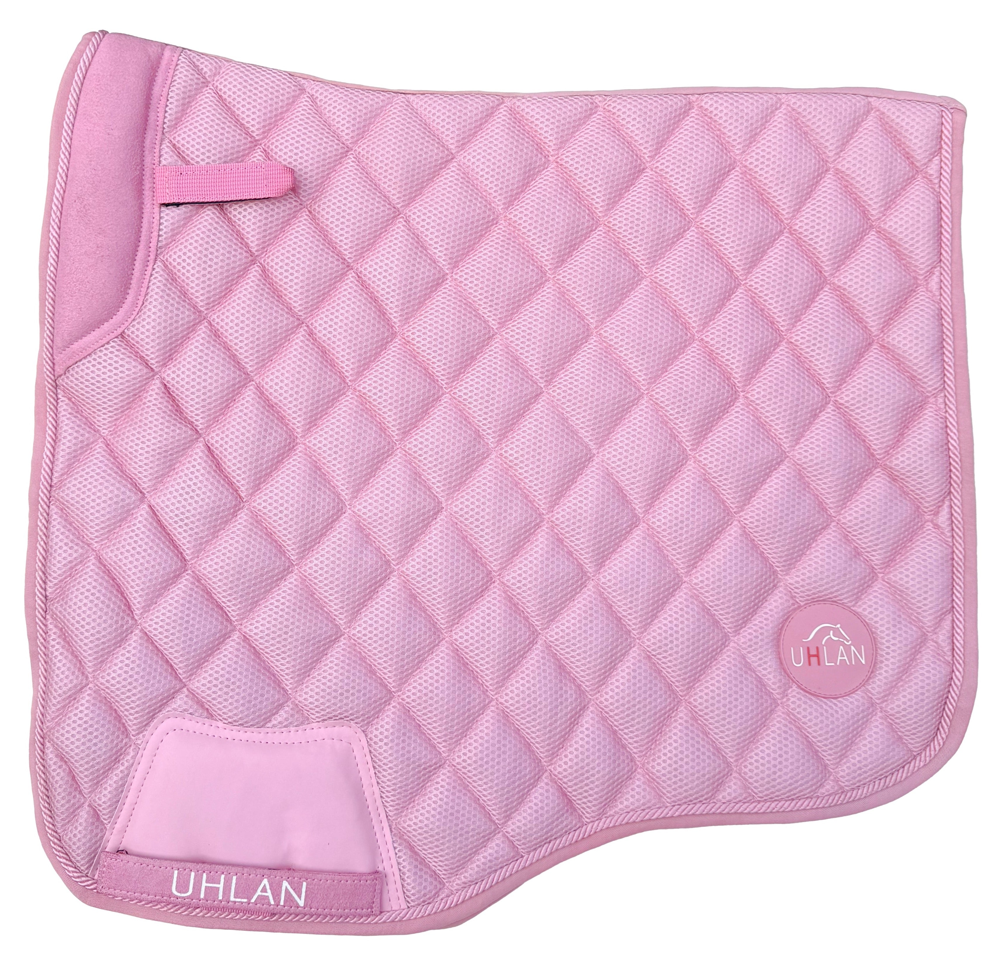 Baby Pink Saddle Pad Dressage Uhlan Breathable Lightweight Quick Dry
